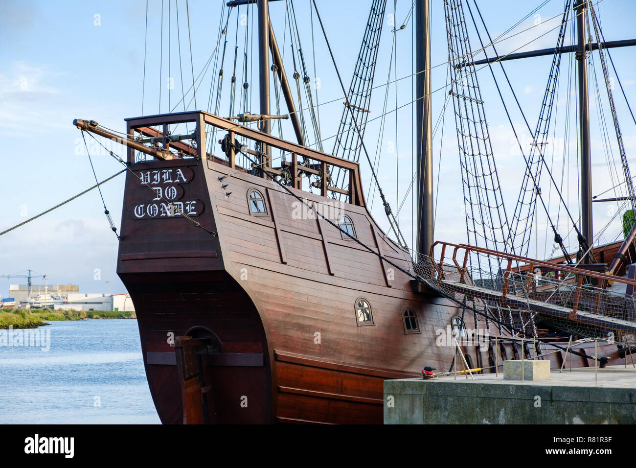 Vila do Conde, Portugal - June 01, 2018 : Sunny day by the the ...