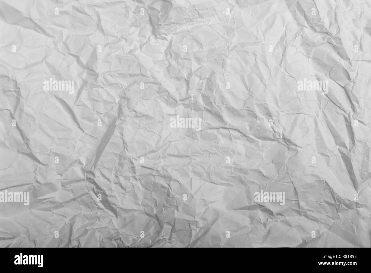 wrinkled white paper high detailed for design Stock Photo - Alamy