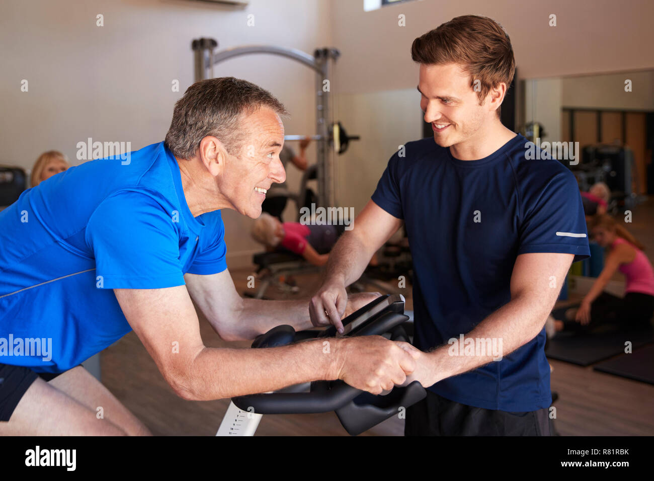 Exercise bike machine hi-res stock photography and images - Alamy