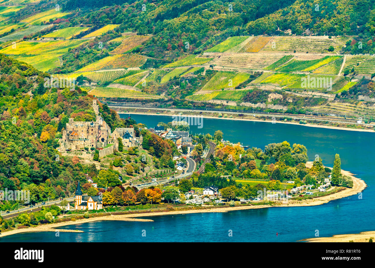 Unesco world heritage upper rhine gorge hi-res stock photography and ...