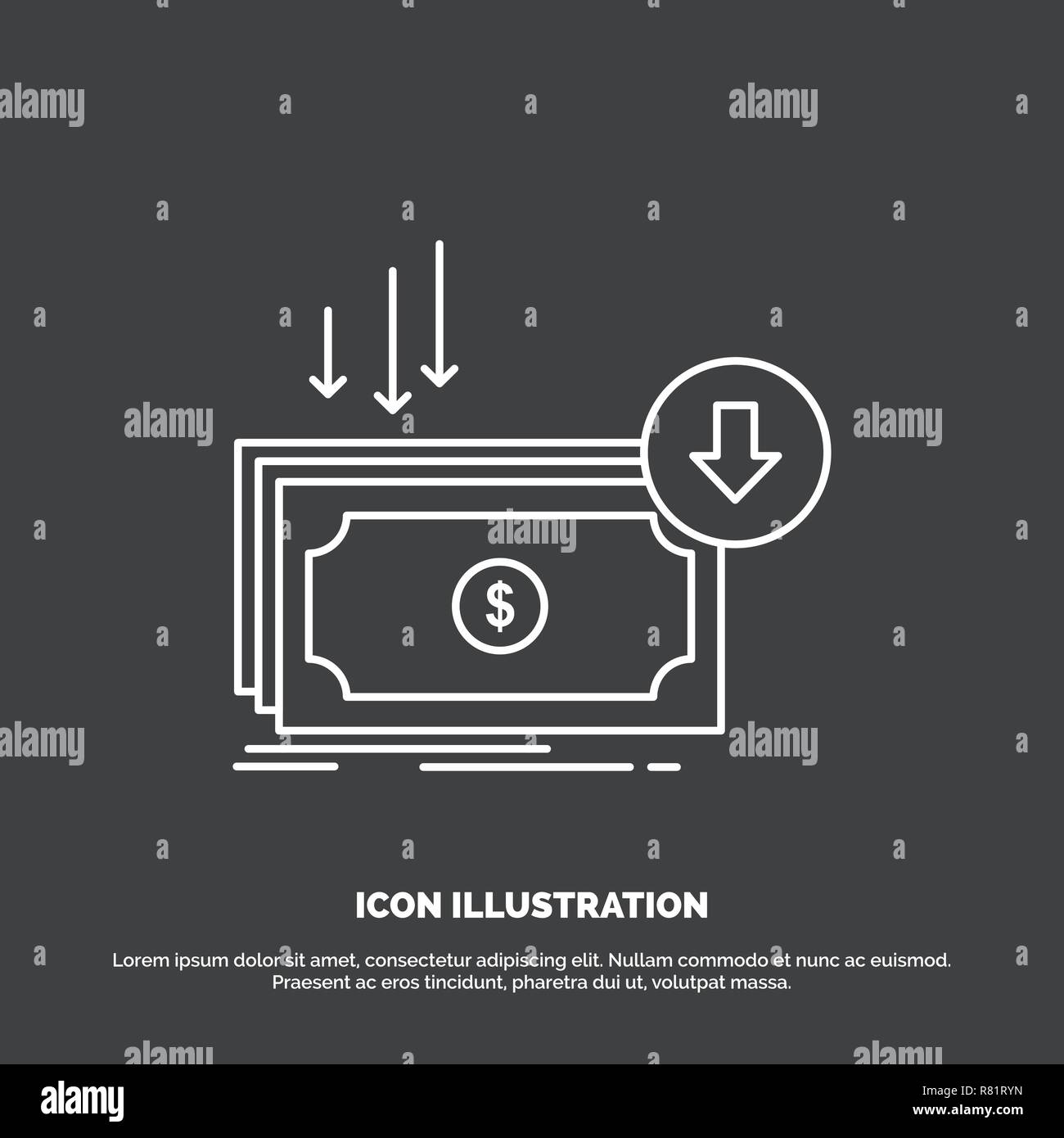 Expense report text Stock Vector Images - Alamy