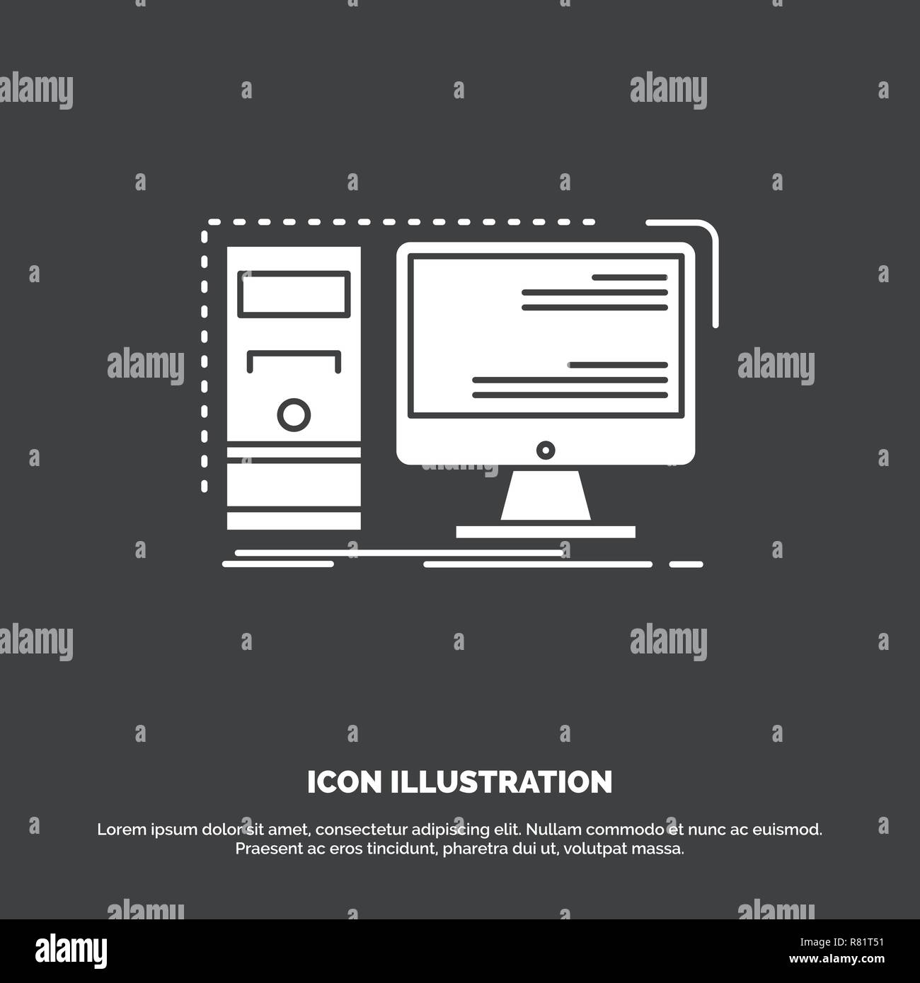 Workstation application Stock Vector Images - Alamy