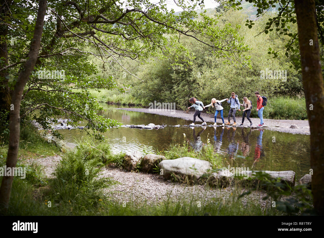 Cross each other horizontal hi-res stock photography and images - Alamy