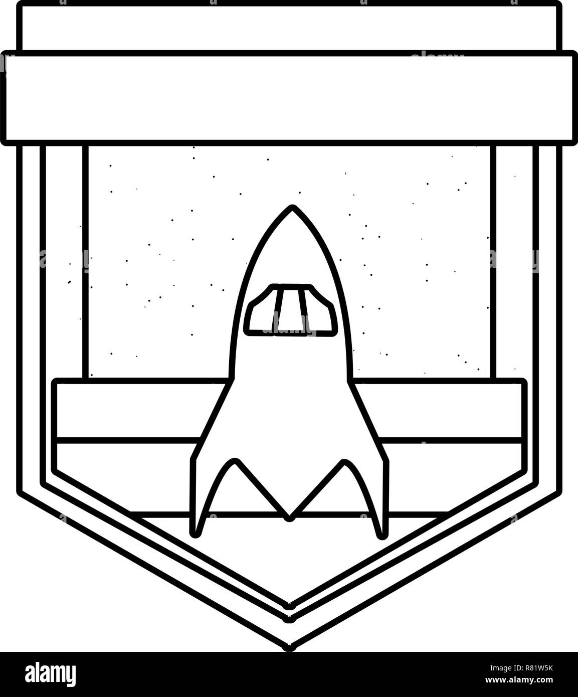 astronomy space rocket mission planet vector illustration Stock Vector ...