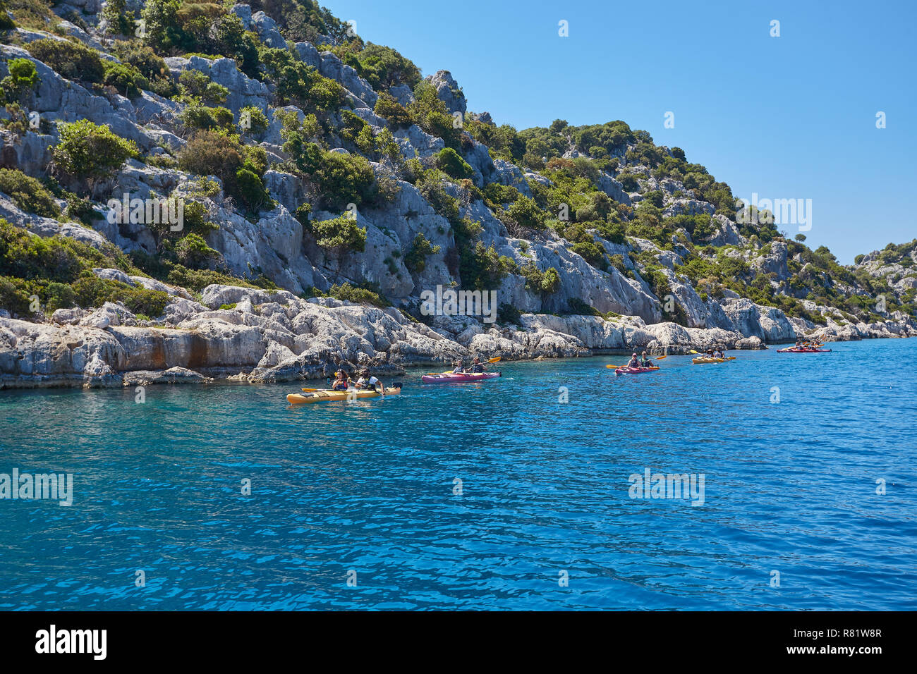 Sea beach in Turkey. Beautiful summer landscape Stock Photo - Alamy