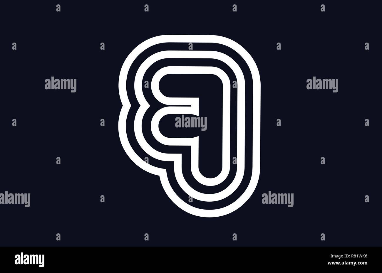 black and white number 7 logo design suitable for a company or business ...