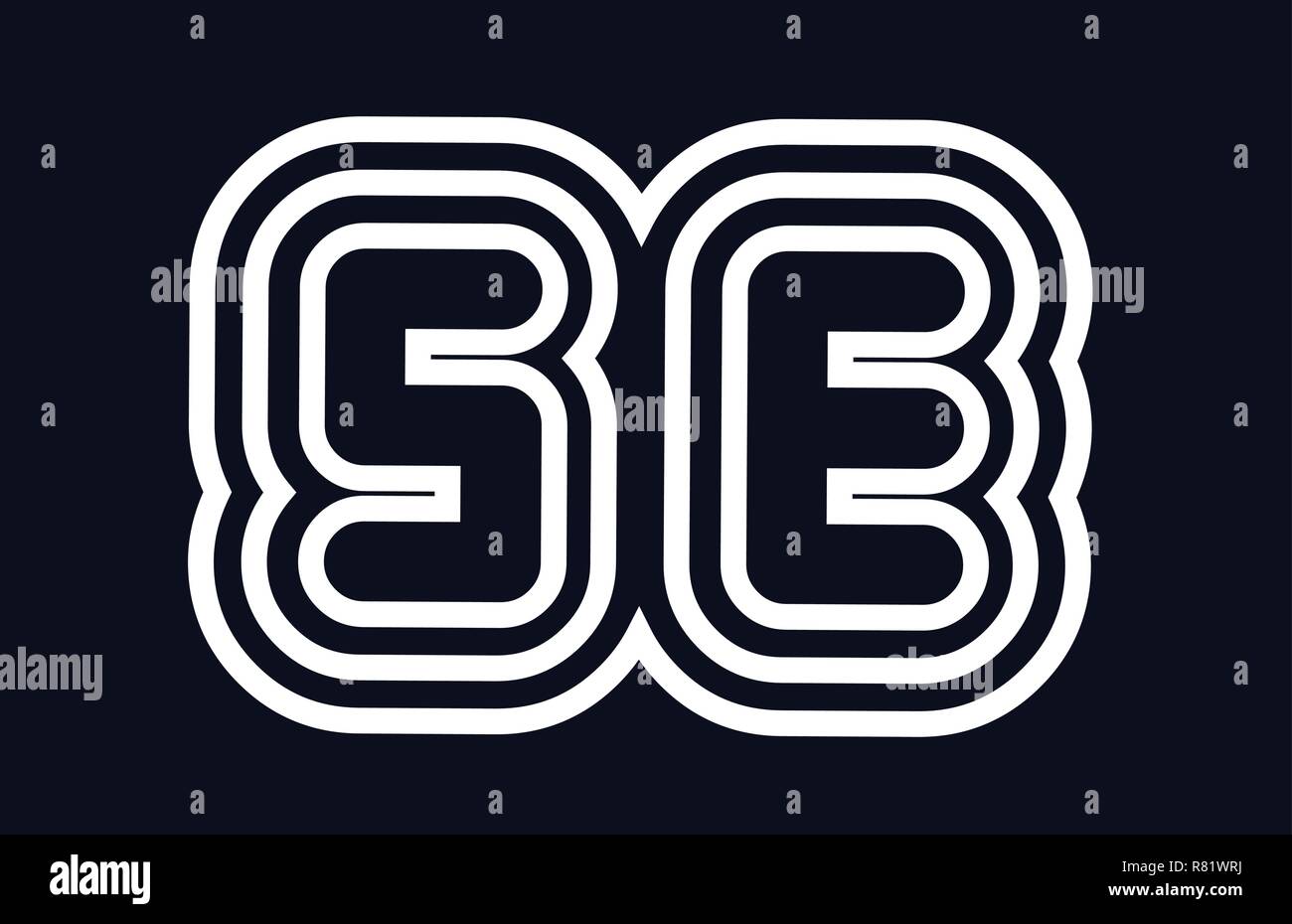 S e logo Stock Vector Images - Alamy