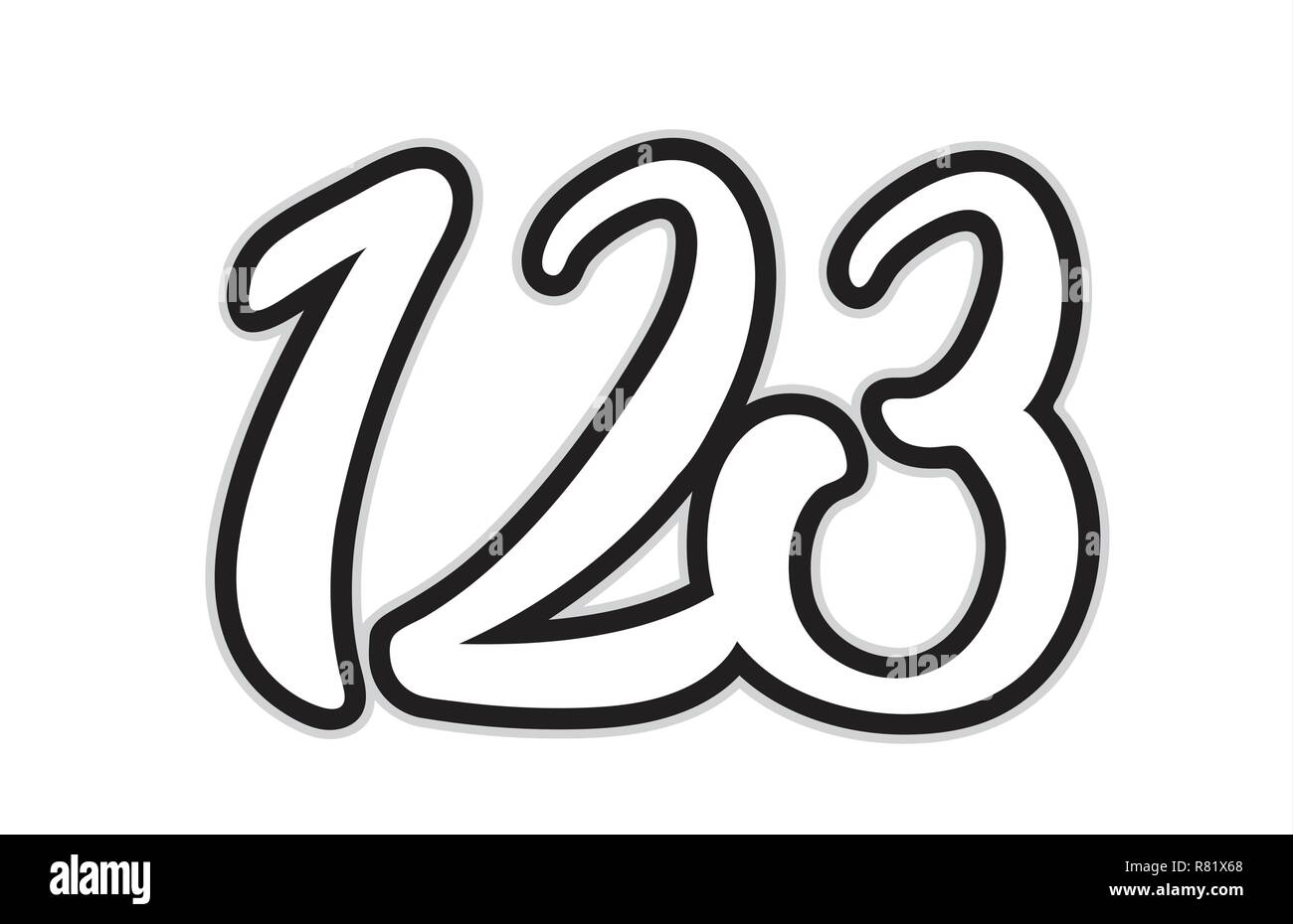 123 logo hi-res stock photography and images - Alamy