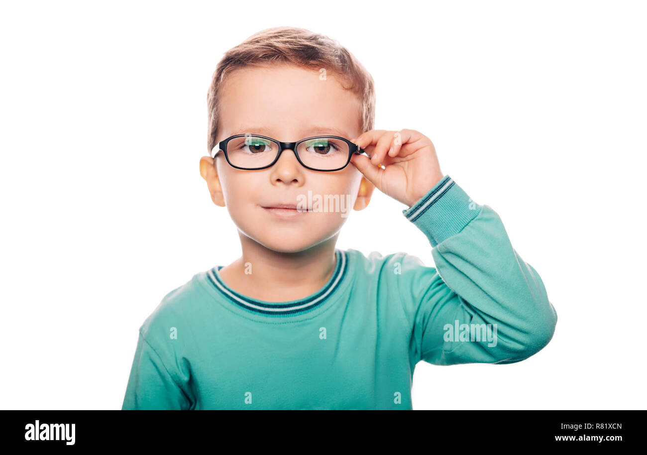Boy eyeglasses hi-res stock photography and images - Alamy