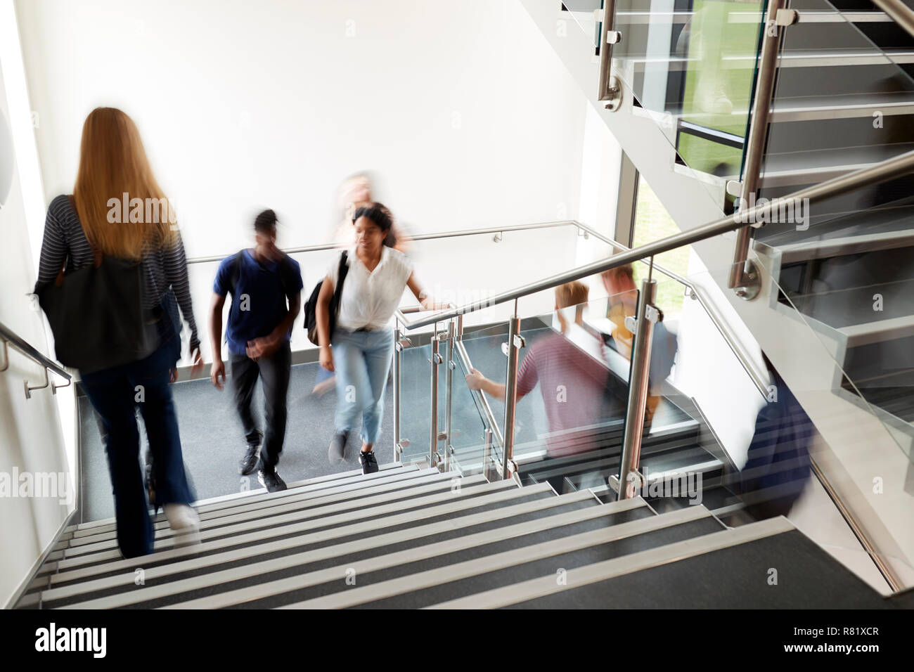Students blur hi-res stock photography and images - Alamy