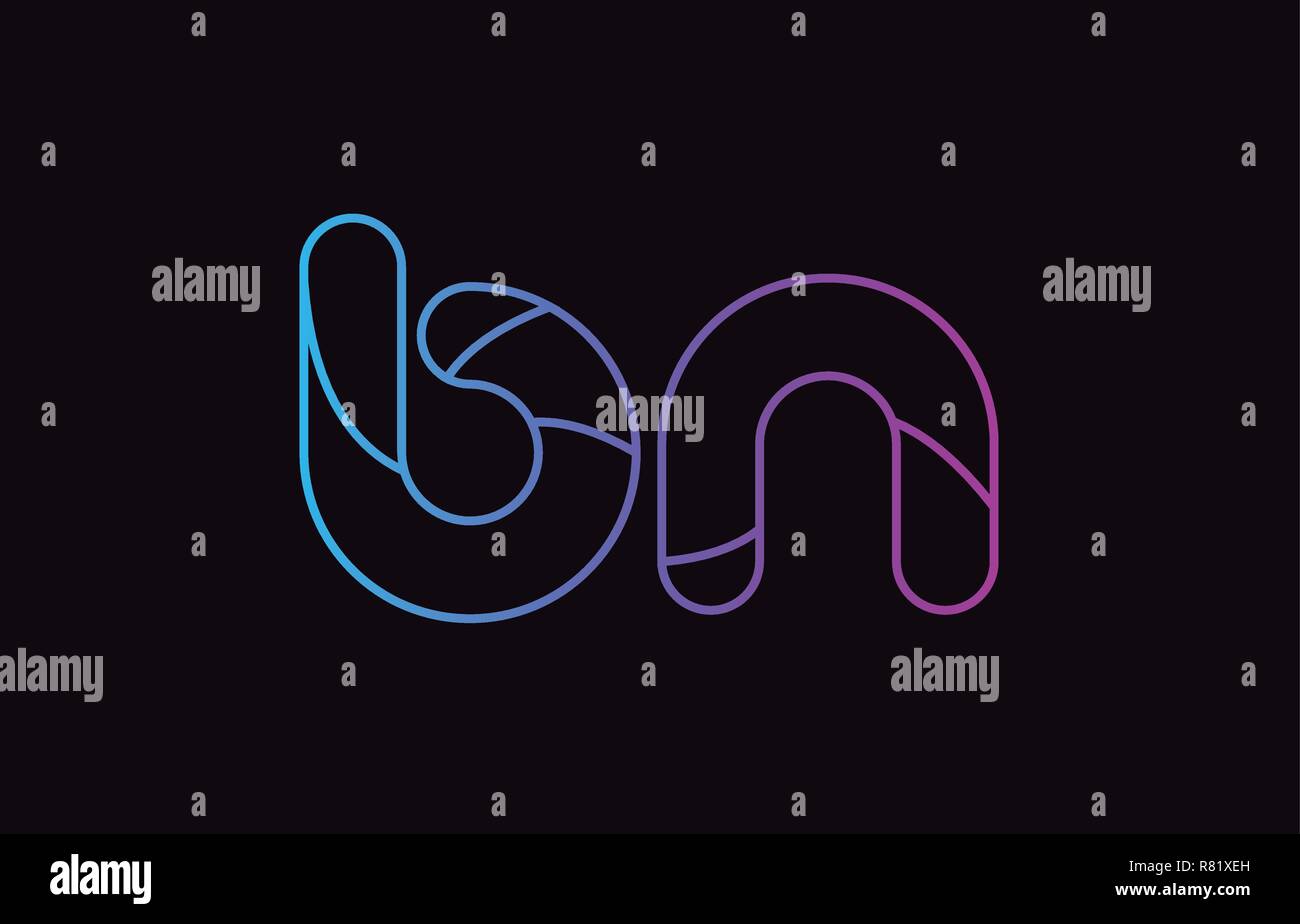 B n logo design hi-res stock photography and images - Alamy