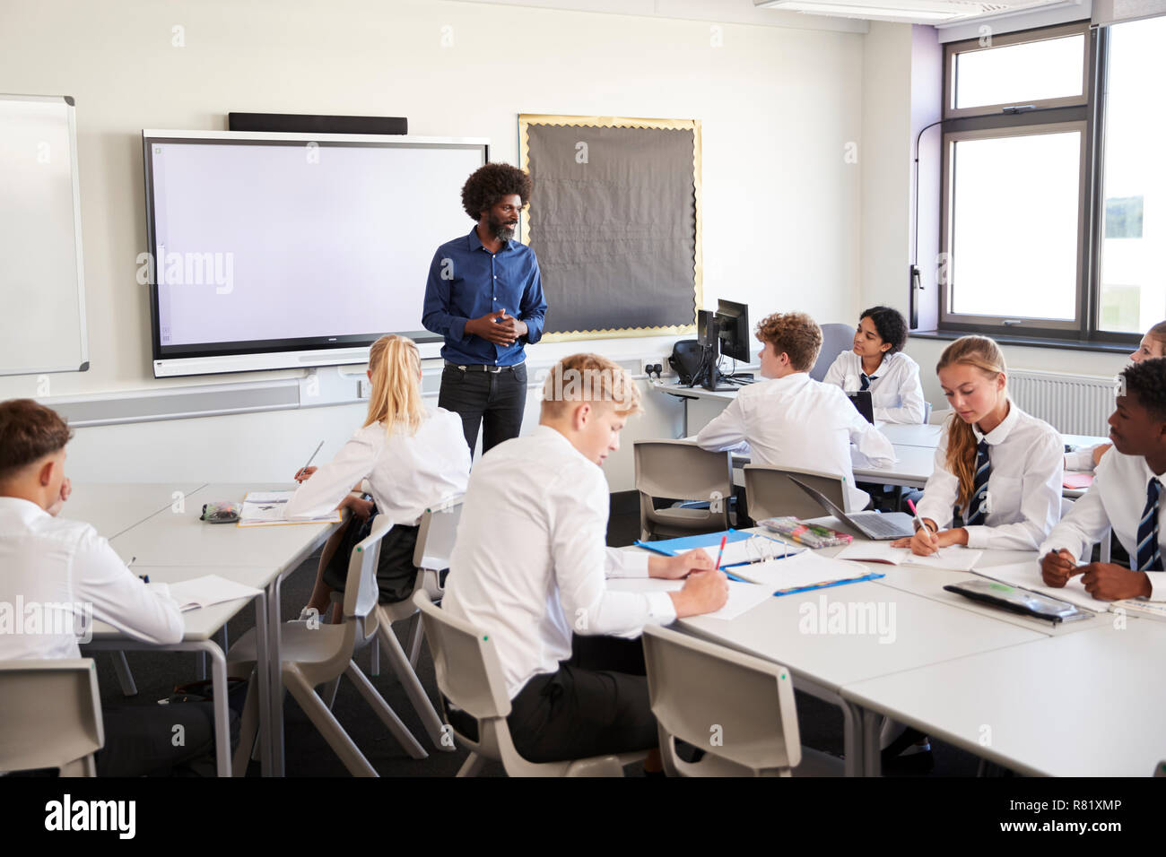 Interactive Whiteboard School High Resolution Stock Photography and ...