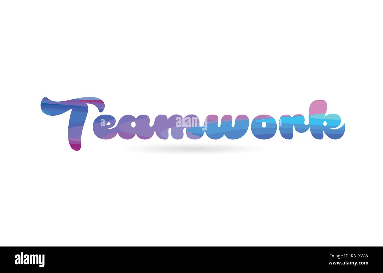 Teamwork blue Stock Vector Images - Alamy