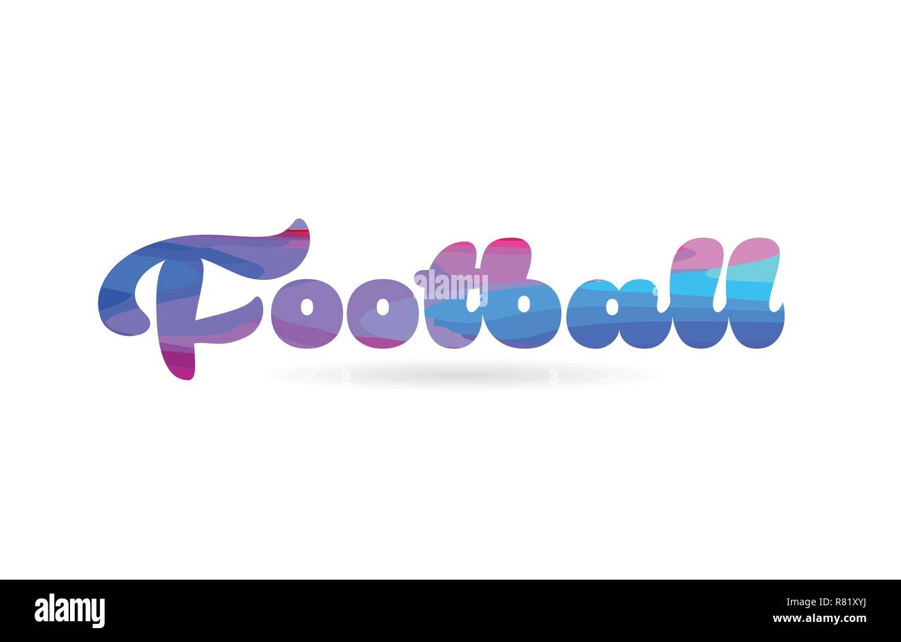 Football word Stock Vector Images - Alamy