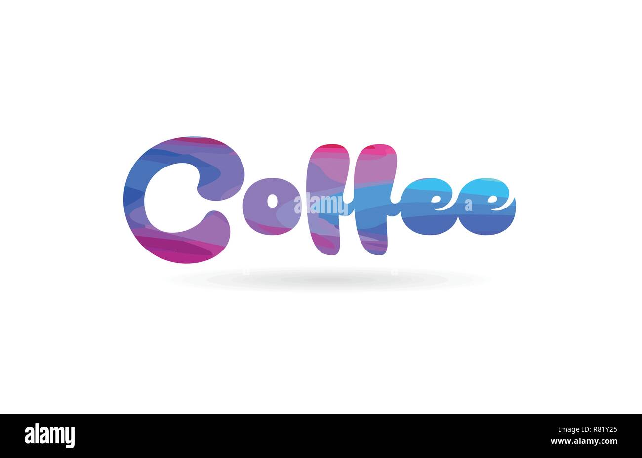 Coffee word Stock Vector Images - Alamy