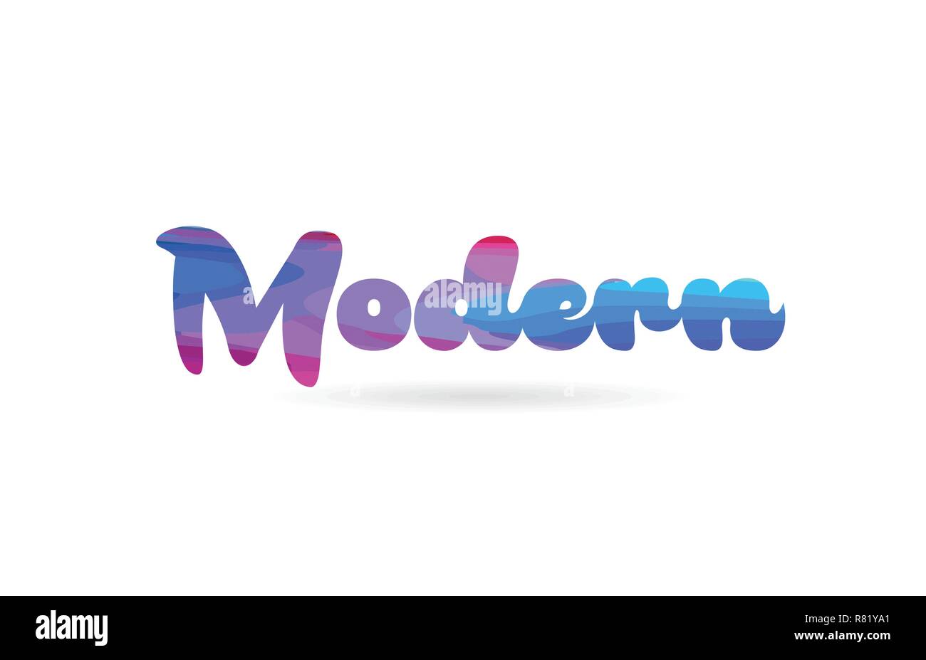 Modern word Stock Vector Images - Alamy