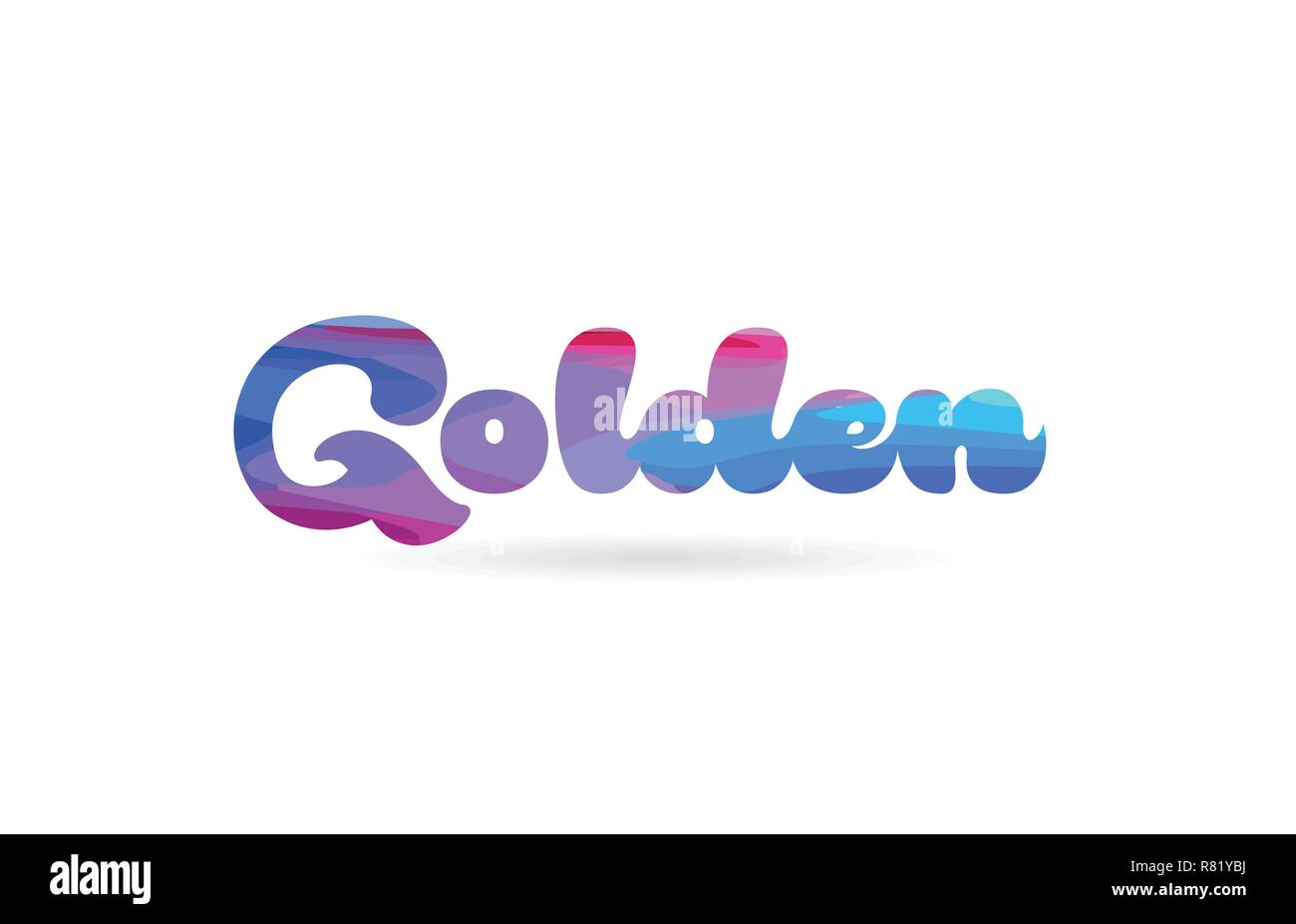 Golden word hi-res stock photography and images - Alamy