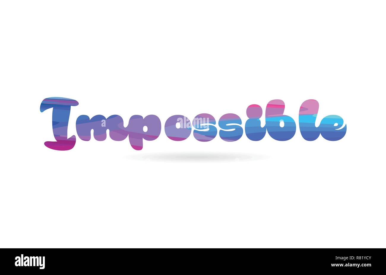 Impossible word hi-res stock photography and images - Alamy