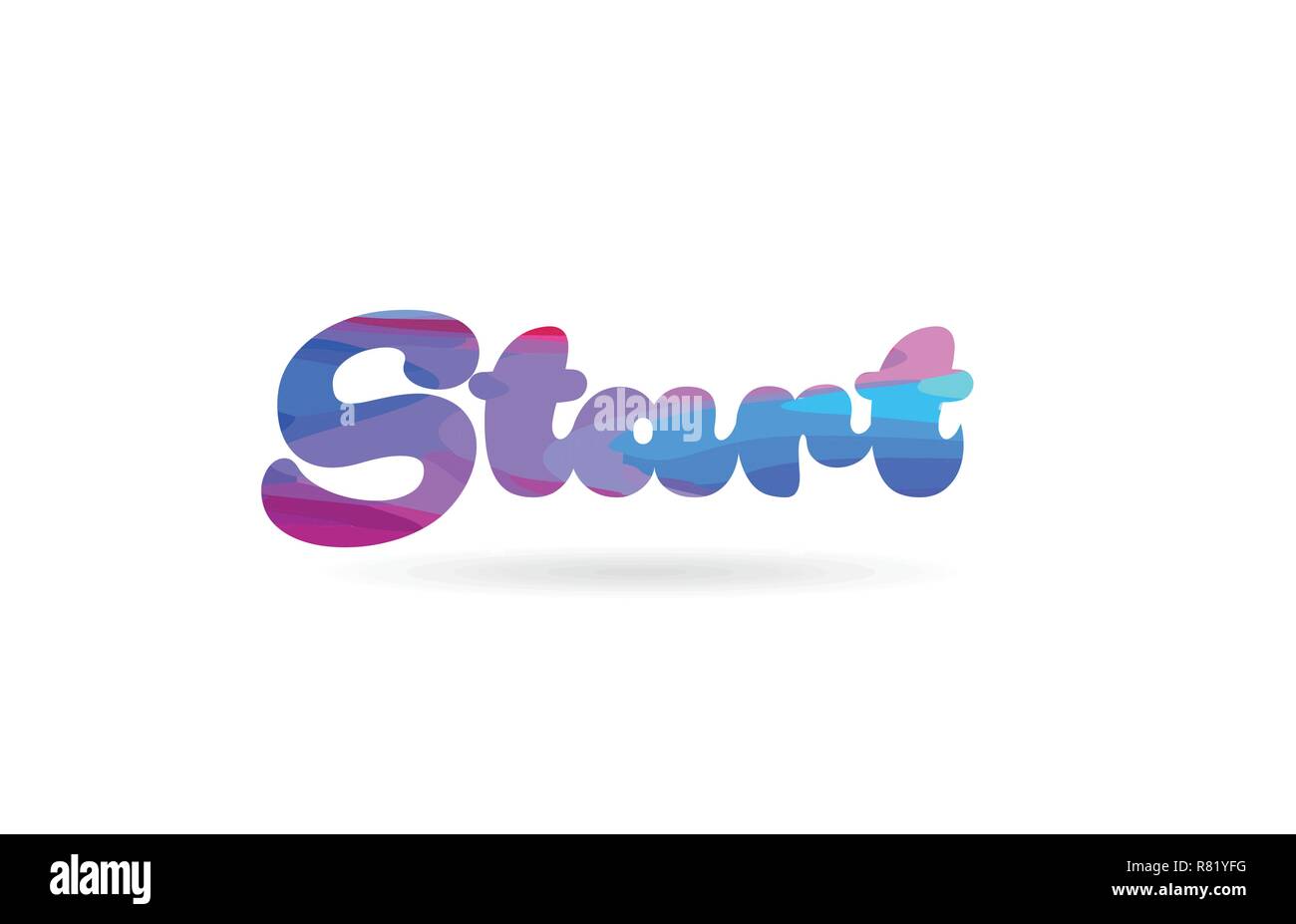 Start symbol concept word Stock Vector Images - Alamy