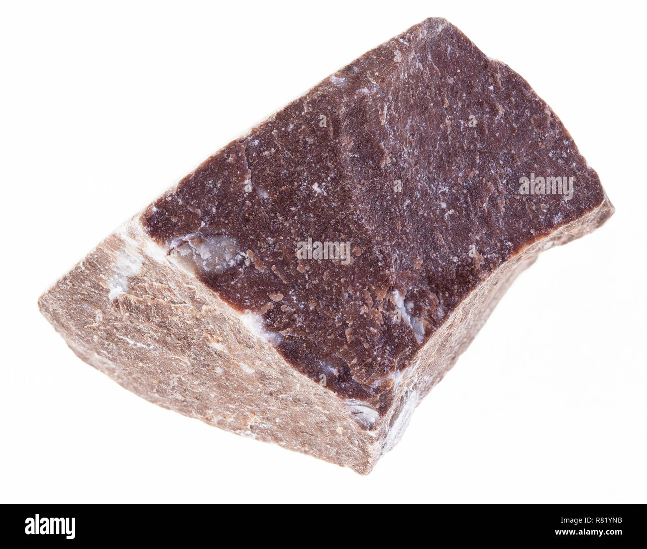 macro photography of natural mineral from geological collection - rough ...