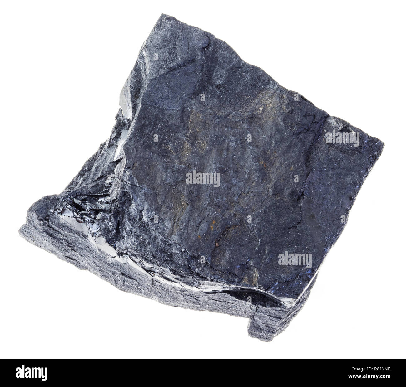 macro photography of natural mineral from geological collection - rough ...