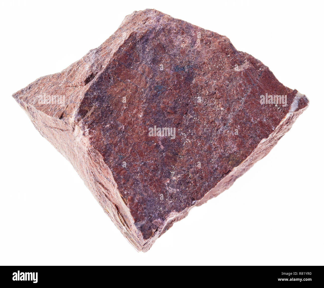 macro photography of natural mineral from geological collection - rough ...