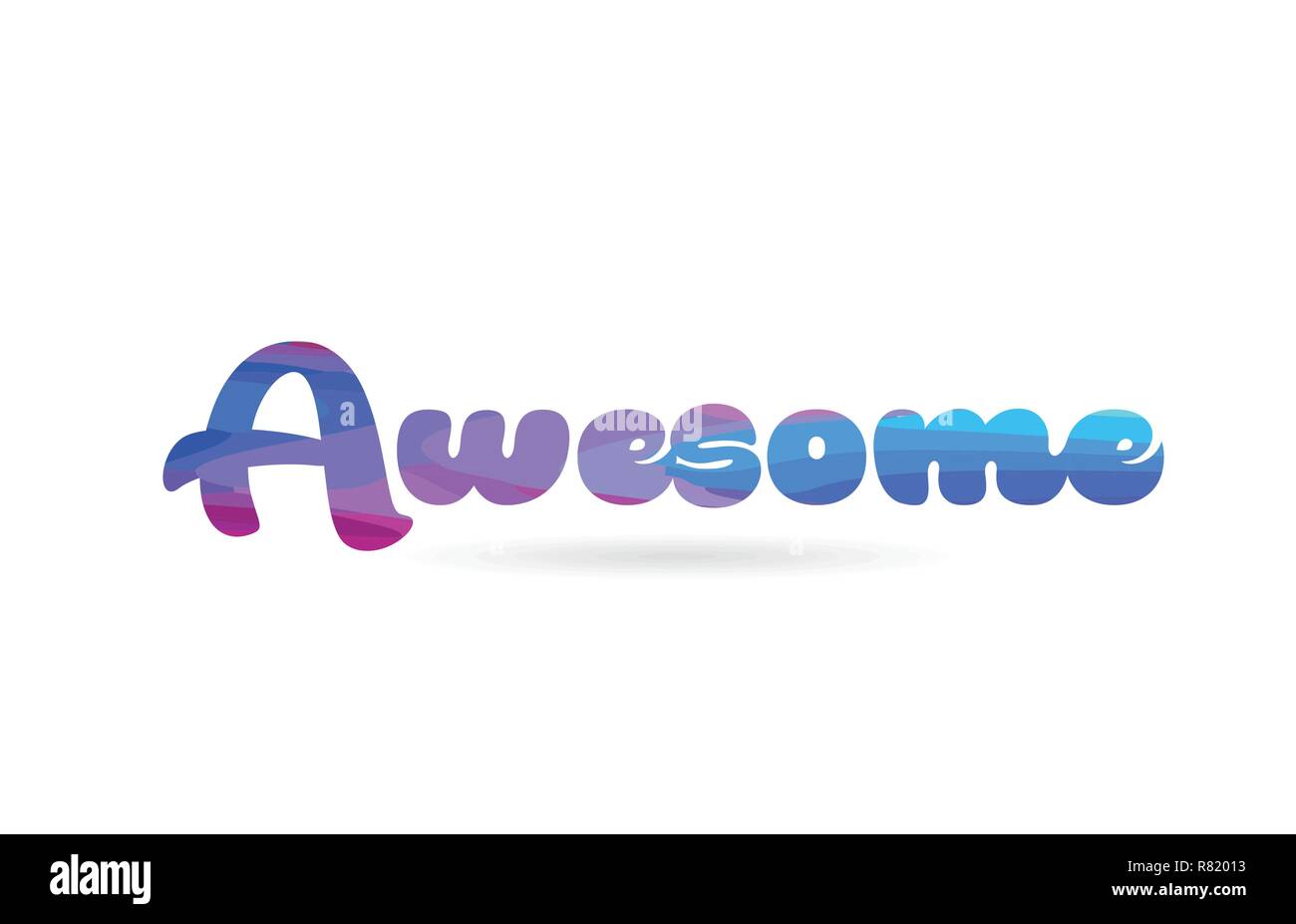 Awesome and word hi-res stock photography and images - Alamy