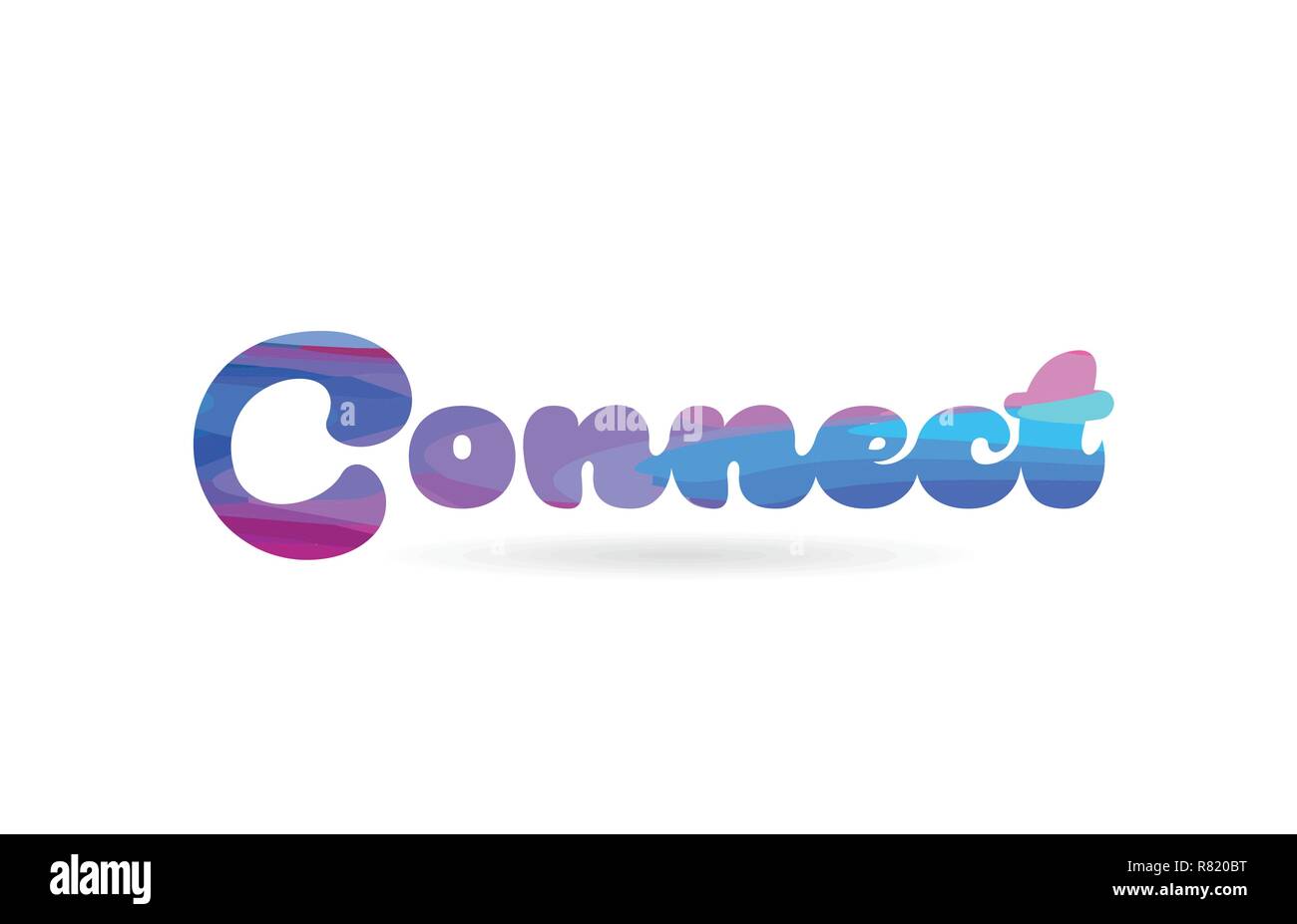 Connect word Stock Vector Images - Alamy