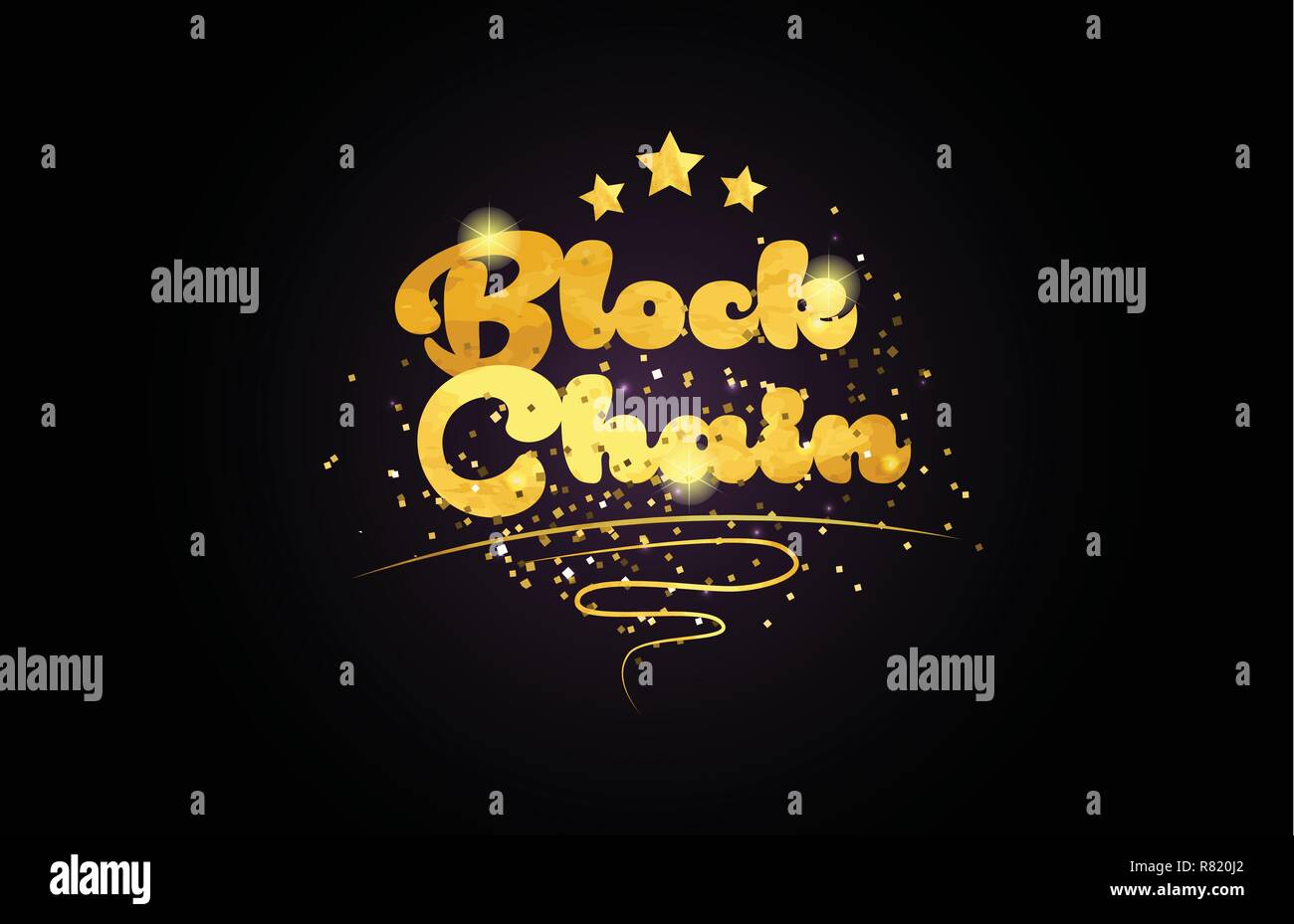 Gold Chain Logo Stock Vector Images - Alamy