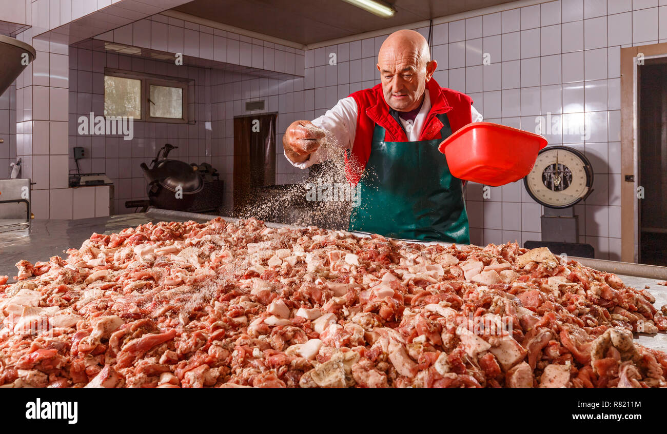 Industrial meat production hi-res stock photography and images - Alamy