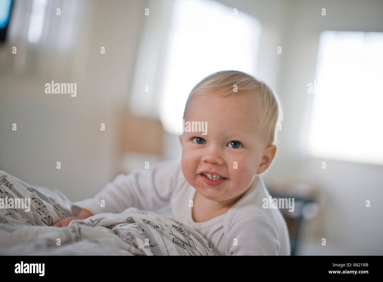 Towhead baby hi-res stock photography and images - Alamy