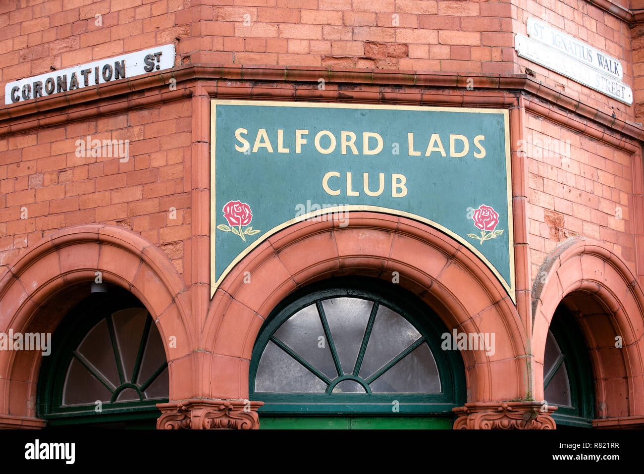 Salford Lads Club. Ordsall. Salford Stock Photo - Alamy