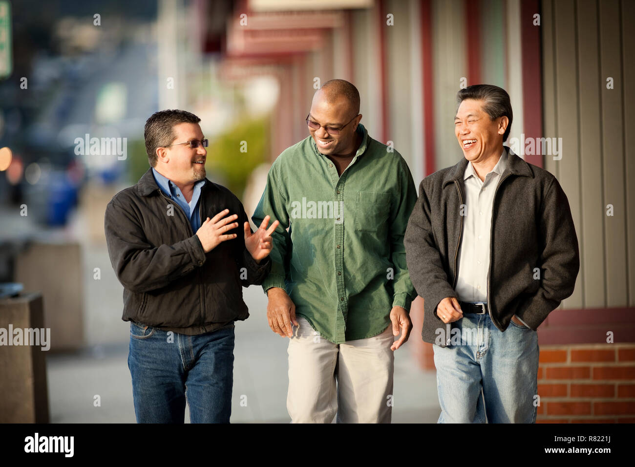 Three middle aged adults hi-res stock photography and images - Alamy