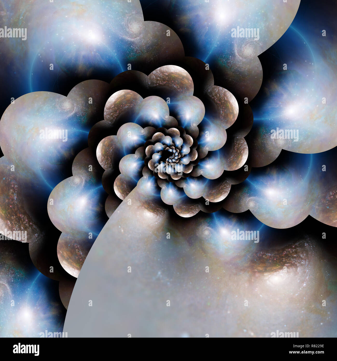 Multi Layered space and endless dimensions Stock Photo - Alamy