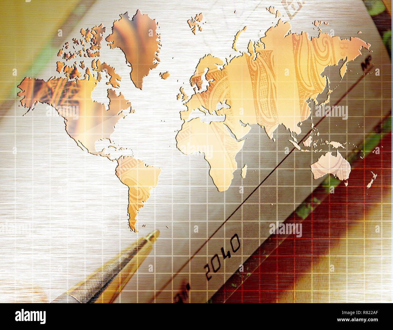 Salary world map hi-res stock photography and images - Alamy