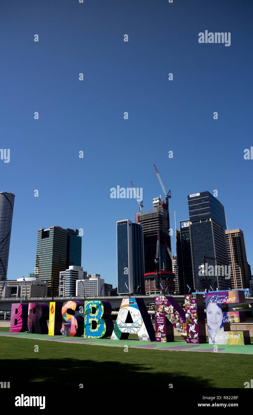 Brisbane letters hi-res stock photography and images - Alamy