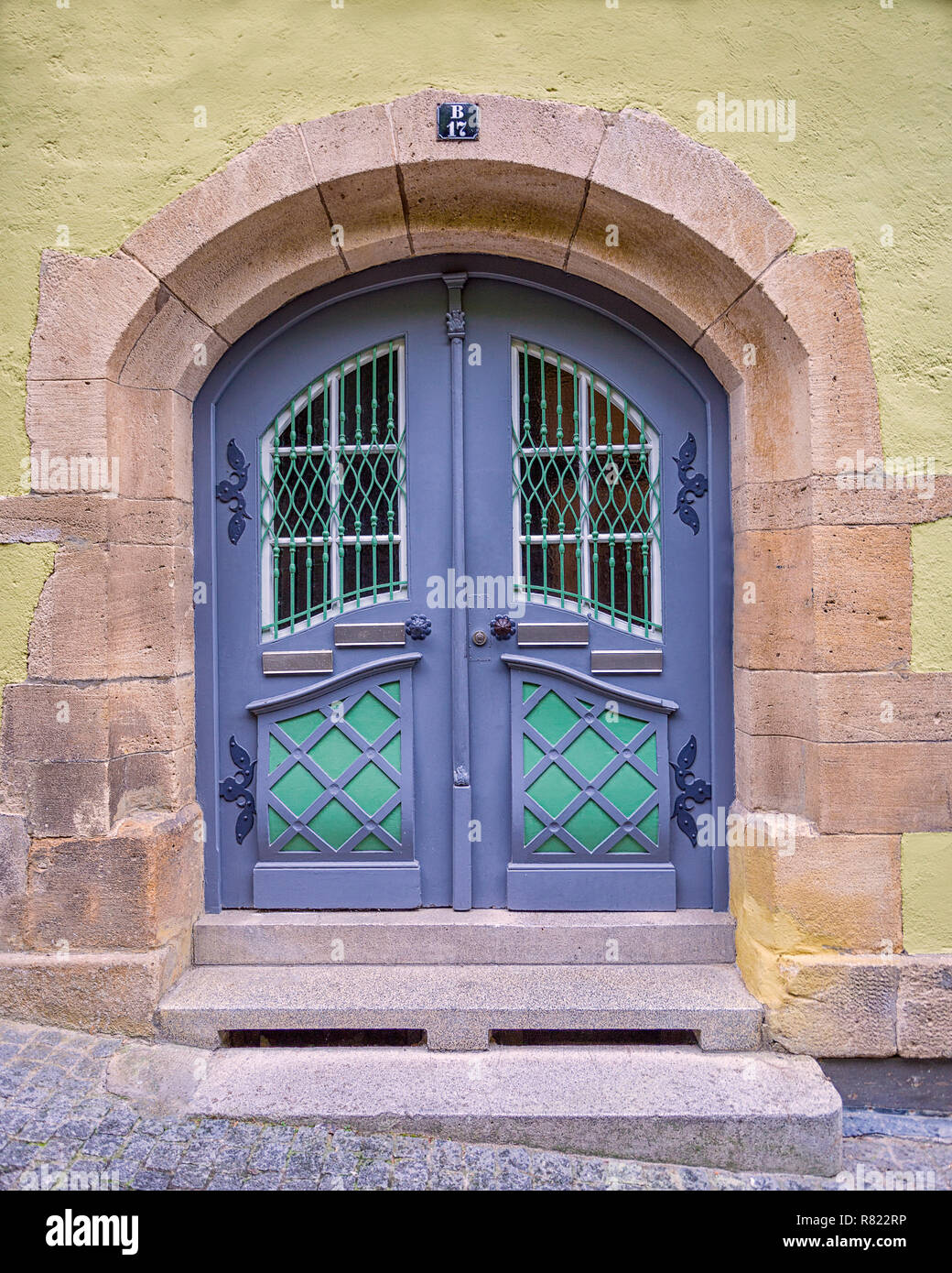 Colorful old door Stock Photo - Alamy
