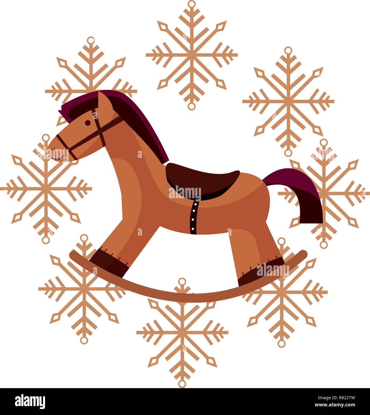 Rocking Horse Stock Vector Images - Alamy