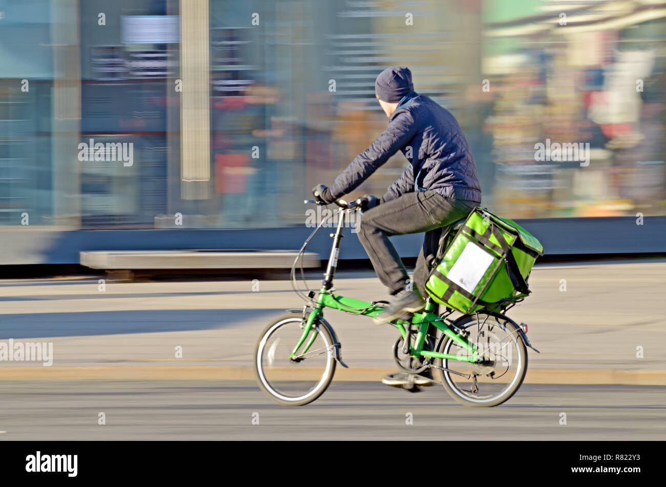 Food delivery by order.To do this, the courier uses a Bicycle Stock ...