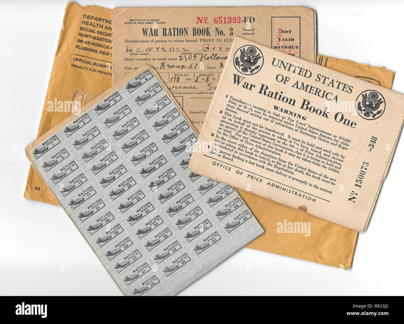 World war ii ration book us hi-res stock photography and images - Alamy