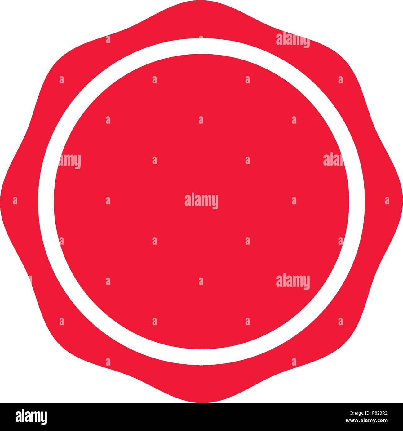 label empty template on white background vector illustration Stock ...