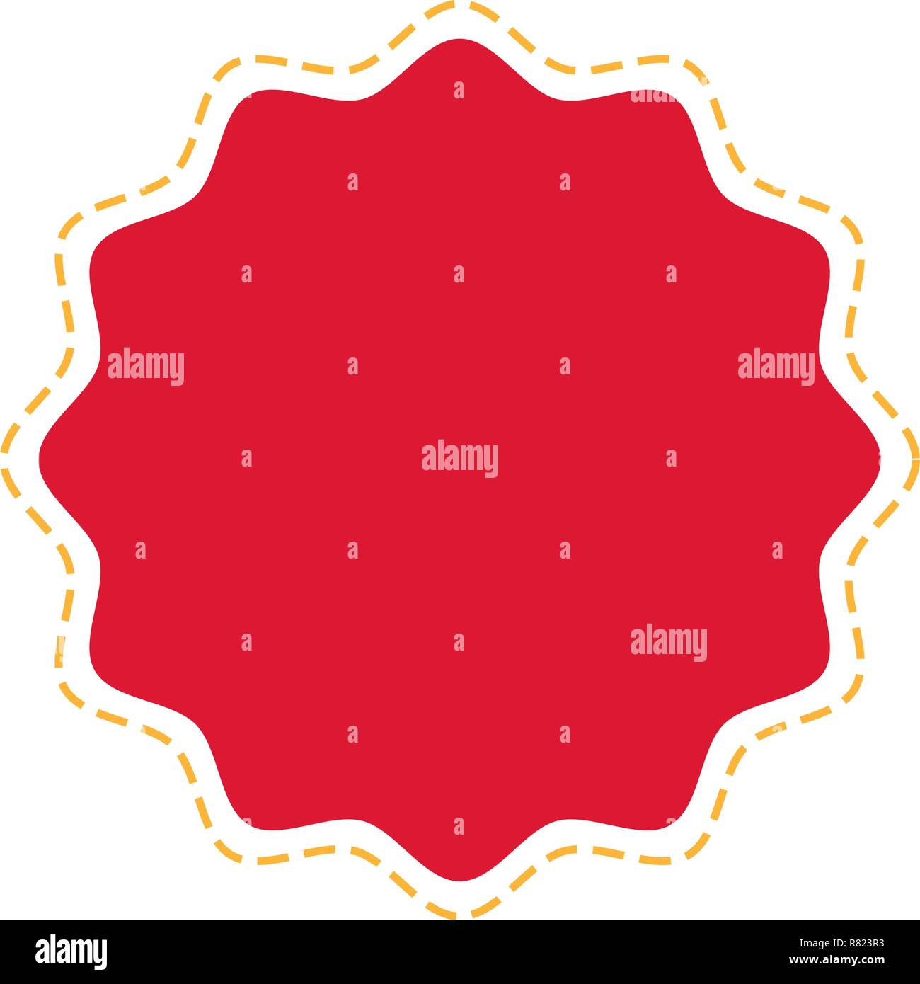 label empty template on white background vector illustration Stock ...