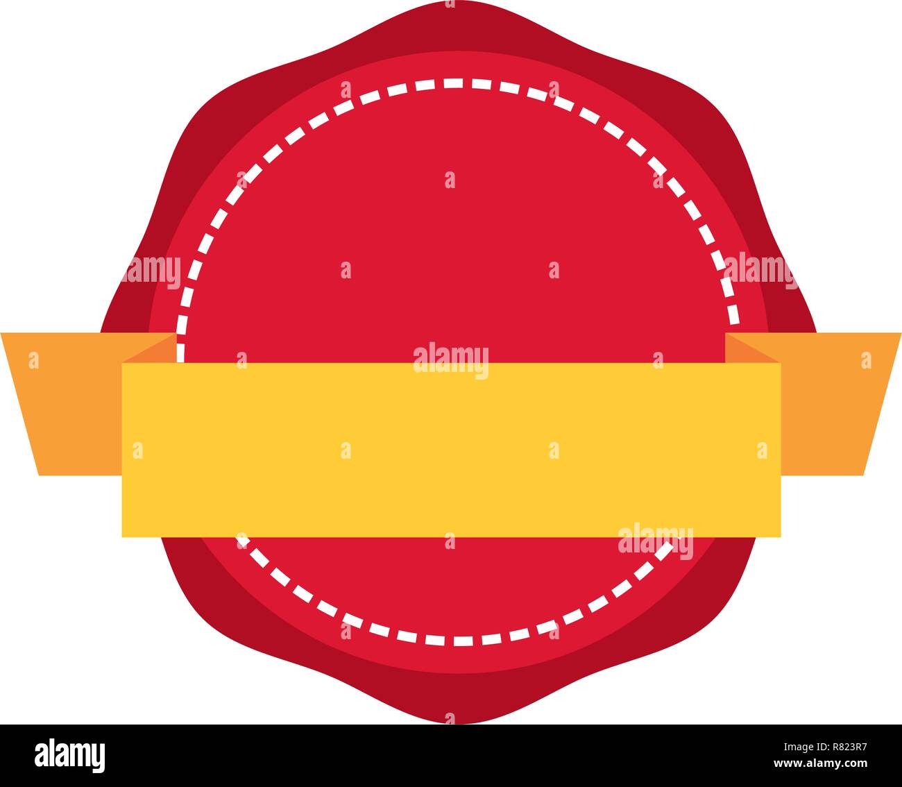 label empty template on white background vector illustration Stock ...