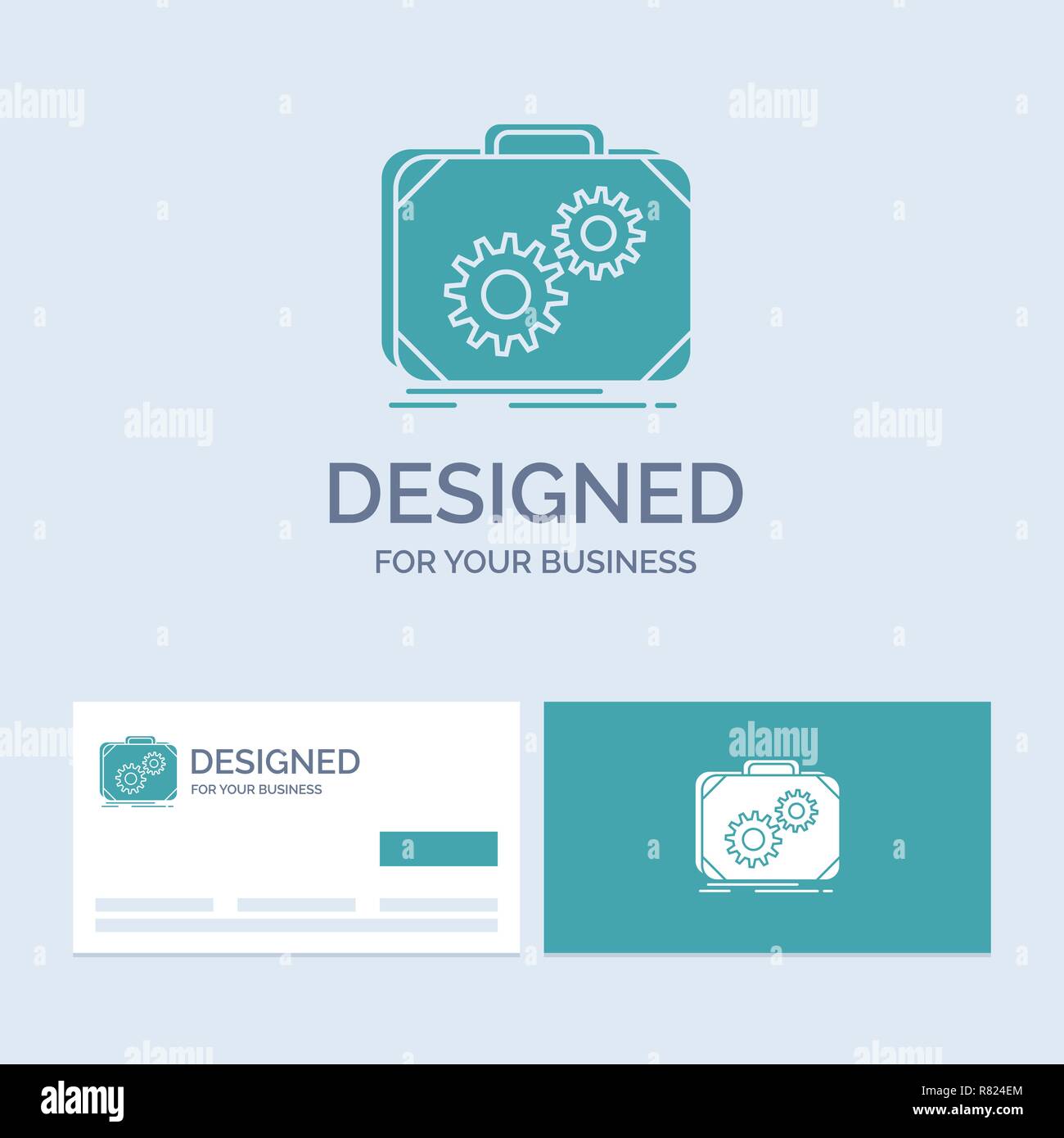 Briefcase, case, production, progress, work Business Logo Glyph Icon ...
