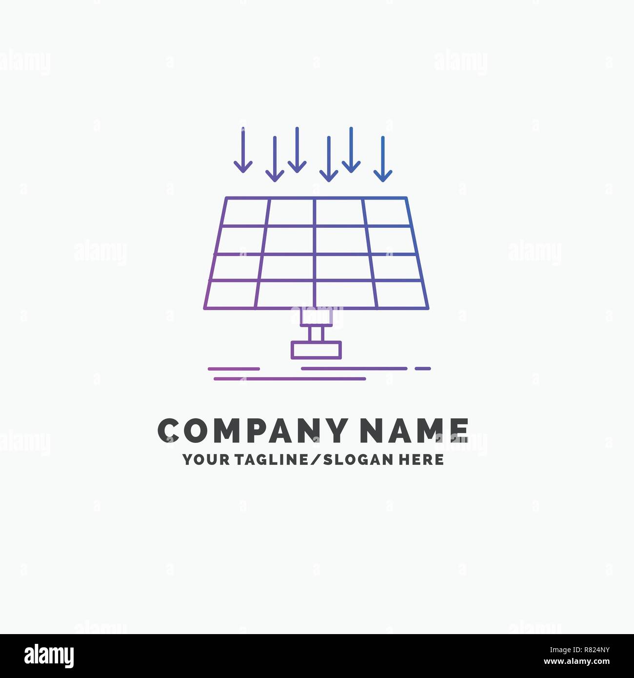 Solar city logo Stock Vector Images - Alamy