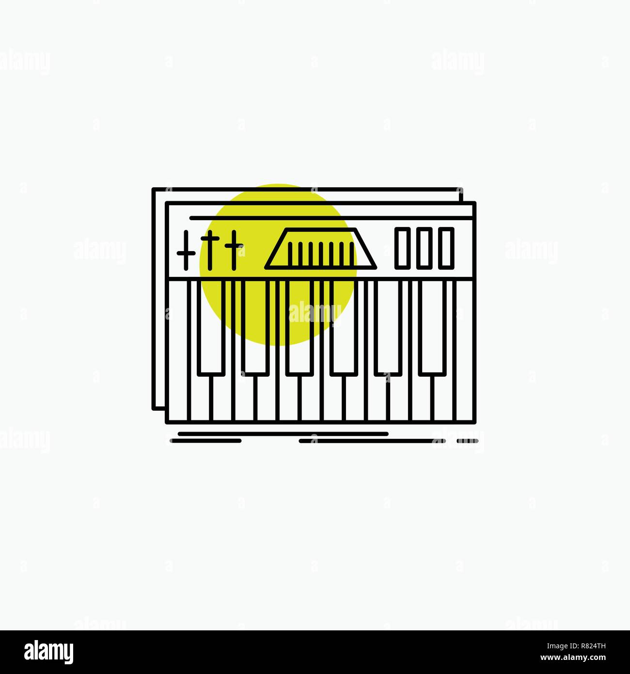 Midi keyboard keys hi-res stock photography and images - Alamy