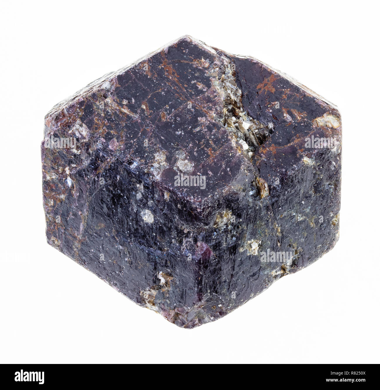 macro photography of natural mineral from geological collection - raw ...