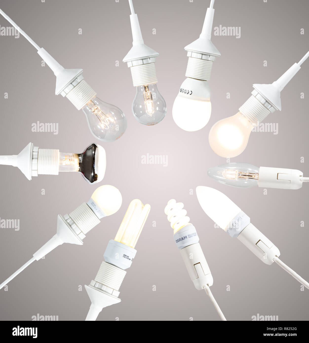 Led saving bulbs hi-res stock photography and images - Alamy