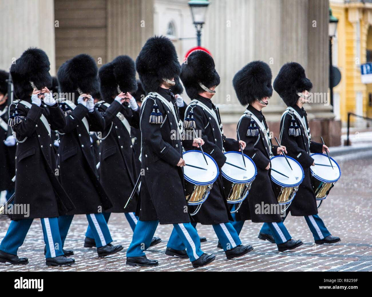 Changing of the guard, royal bodyguards, ceremony outside the ...