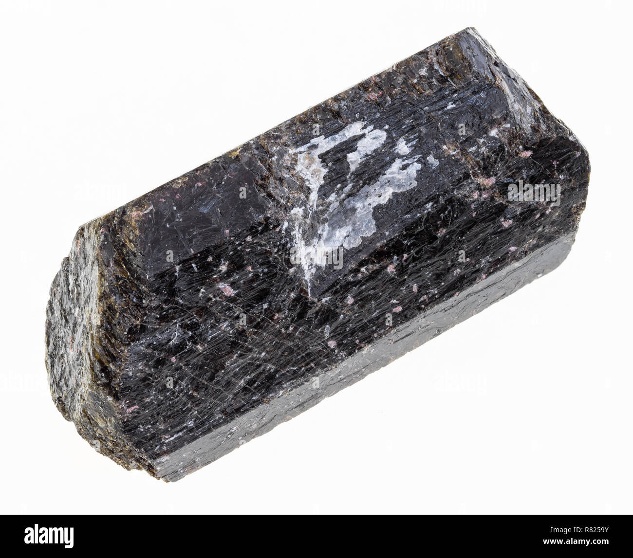 macro photography of natural mineral from geological collection - rough ...